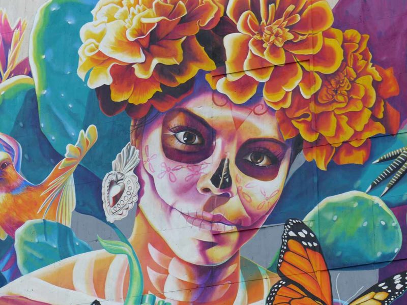 Mural "Tree of life" at La Catrina Fest in Ciudad de México – Adry del ...